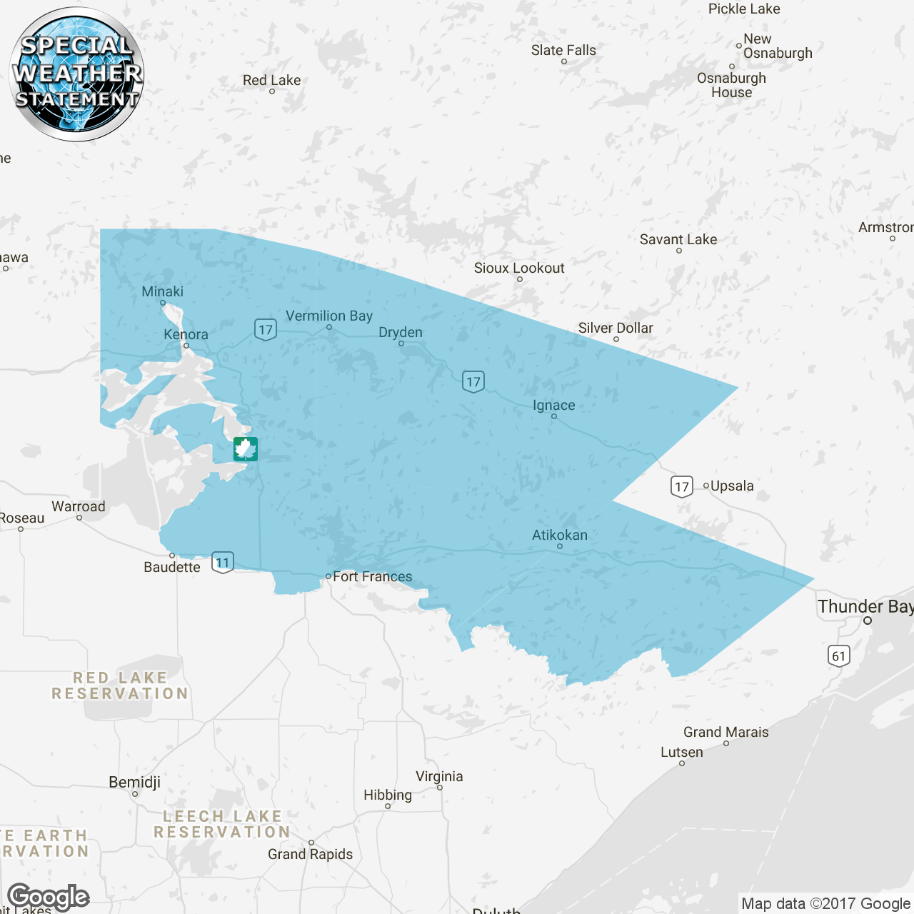 Special Weather Statement Issued