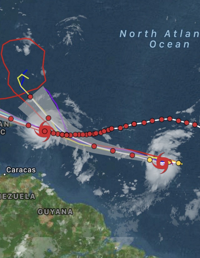 Hurricane Irma Reaching 362km/h Wind Gusts