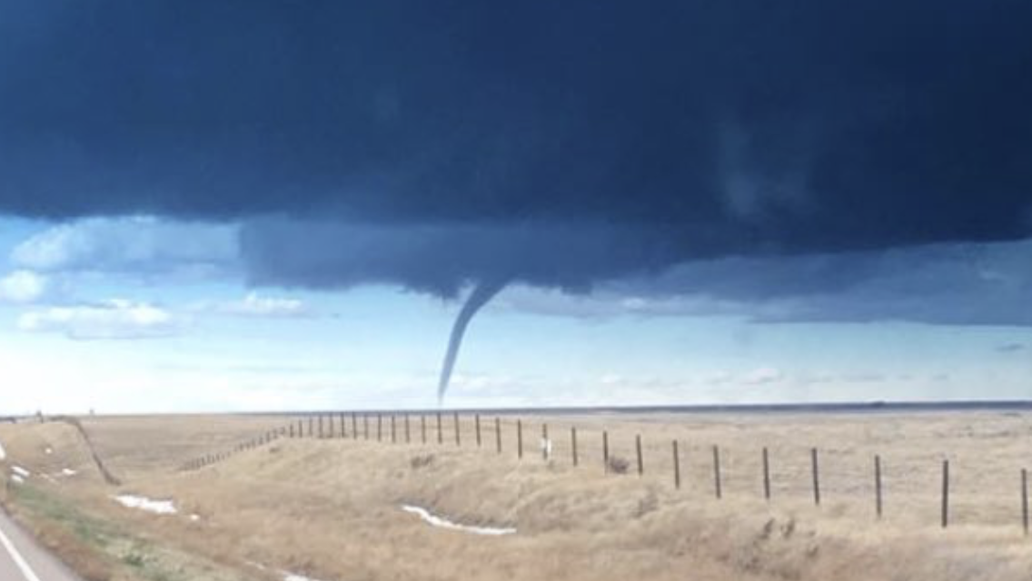 Confirmed Tornado From Today In Jenner, Alberta #abstorm