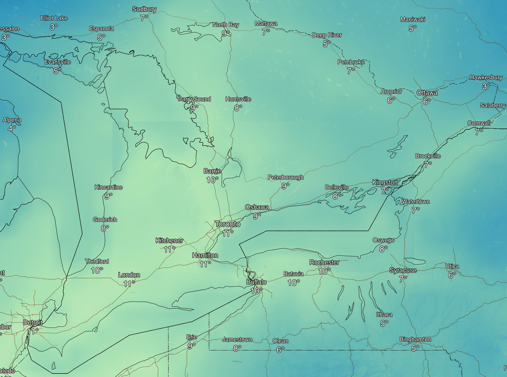 A Chilly and Snowy Start to December in Southern Ontario; Significant ...