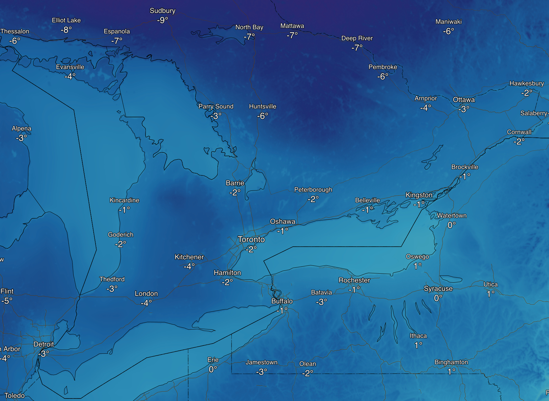 A Chilly and Snowy Start to December in Southern Ontario; Significant ...