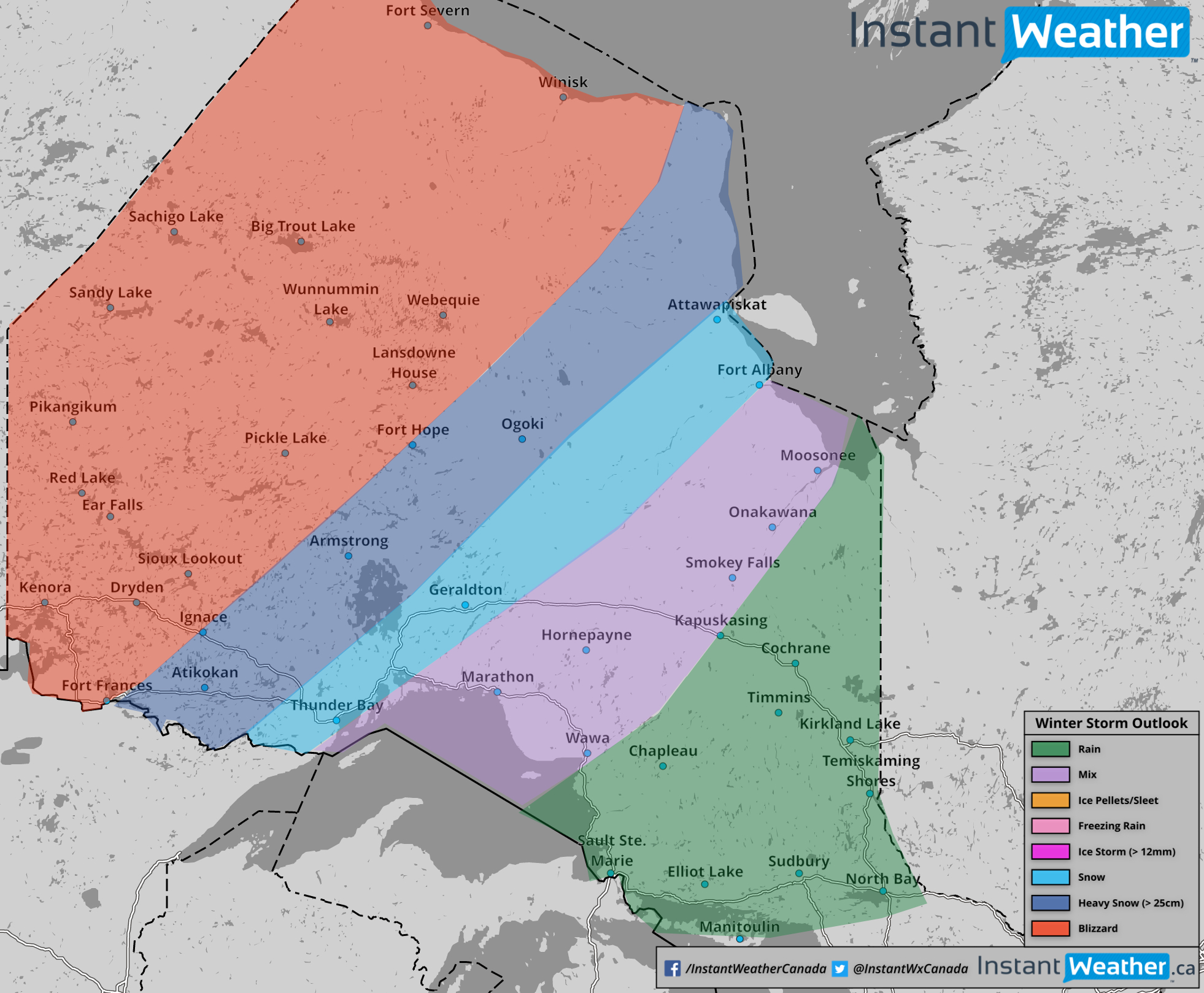 Powerful Winter Storm to Bring over 50cm of Snow and Blizzard-Like ...