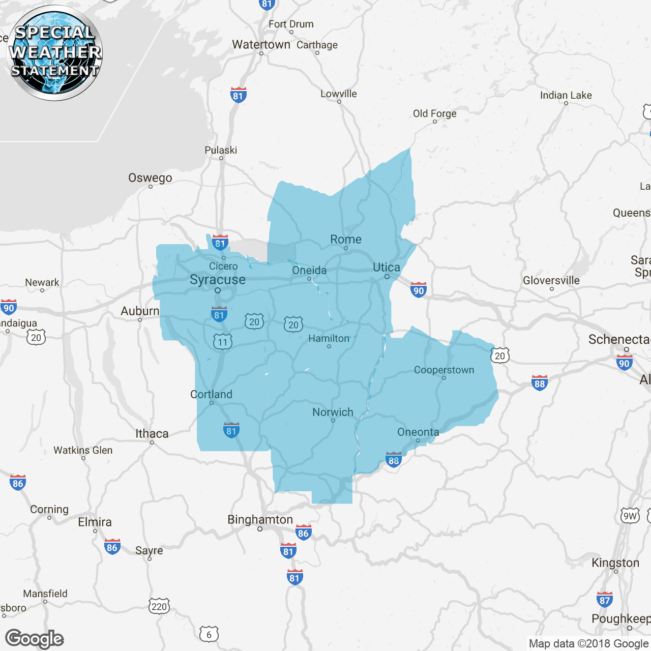 Special Weather Statement Issued