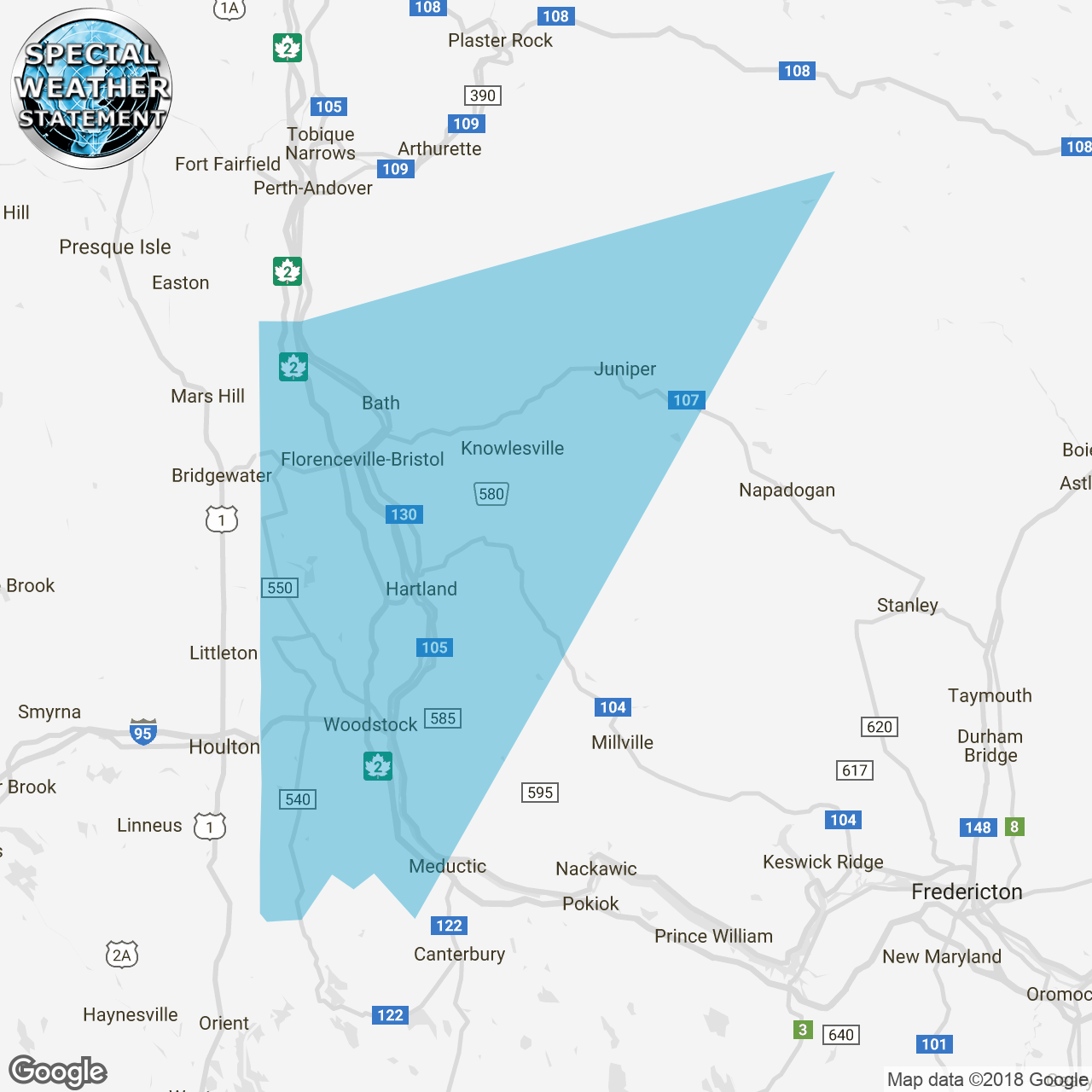 Special Weather Statement Issued