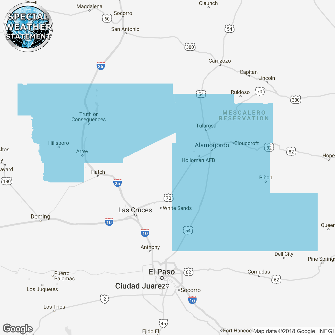 Special Weather Statement Issued