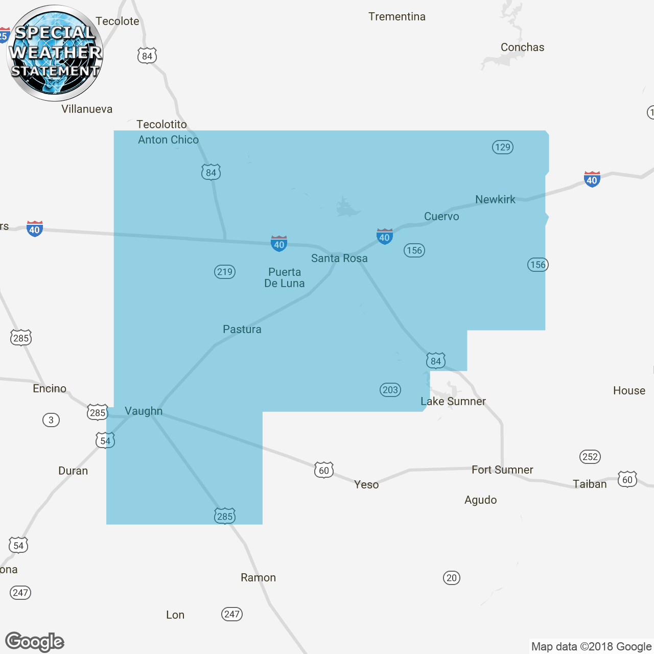 Special Weather Statement Issued