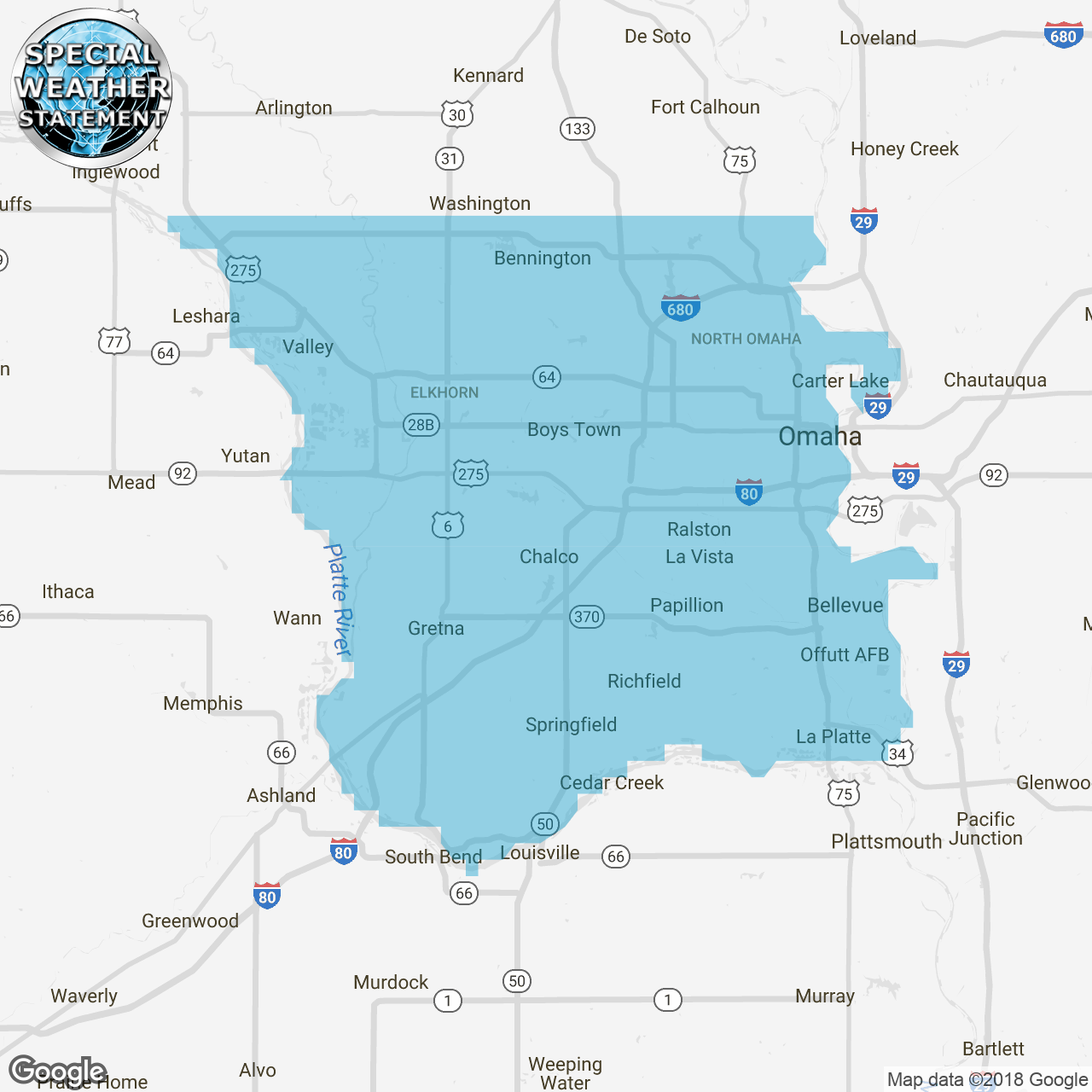 Special Weather Statement Issued