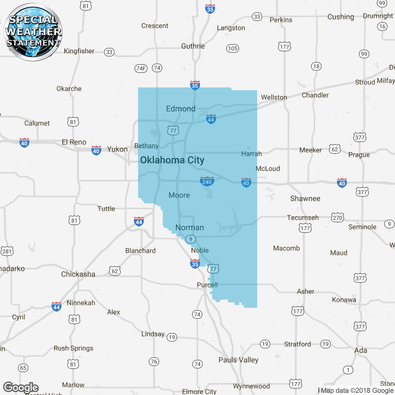 Special Weather Statement Issued