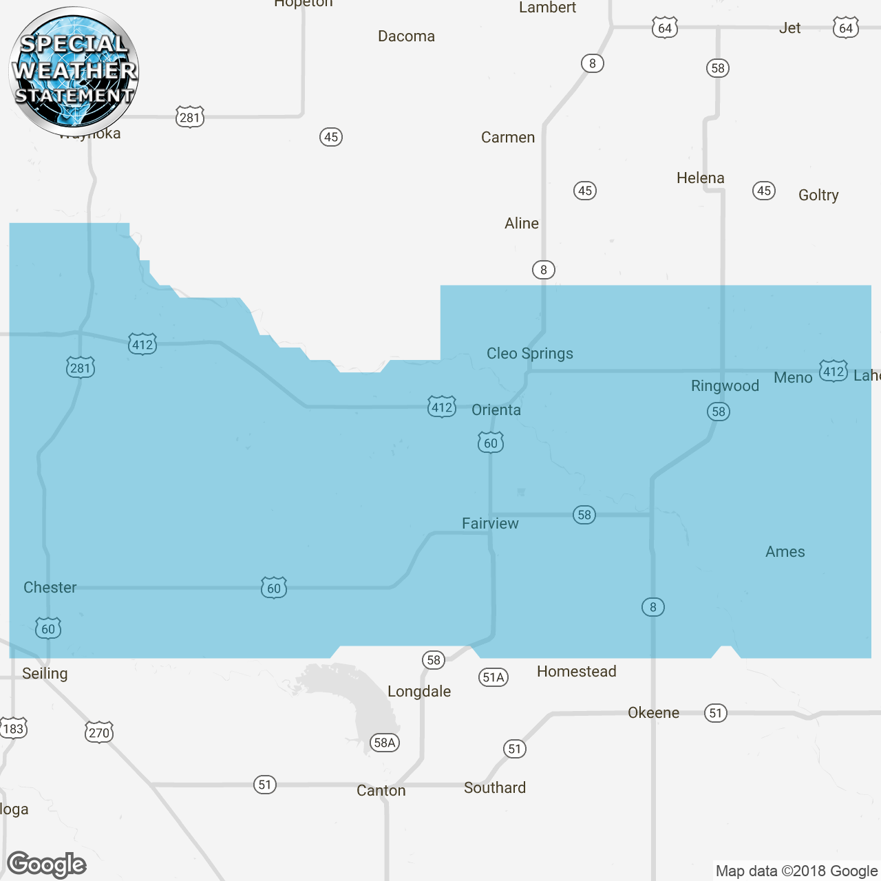 Special Weather Statement Issued