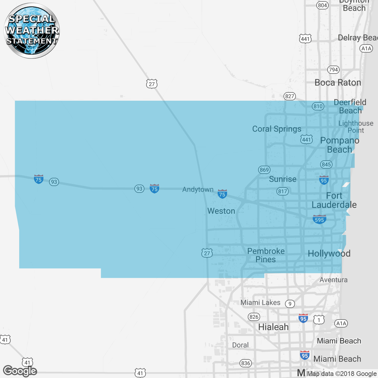 Special Weather Statement Issued