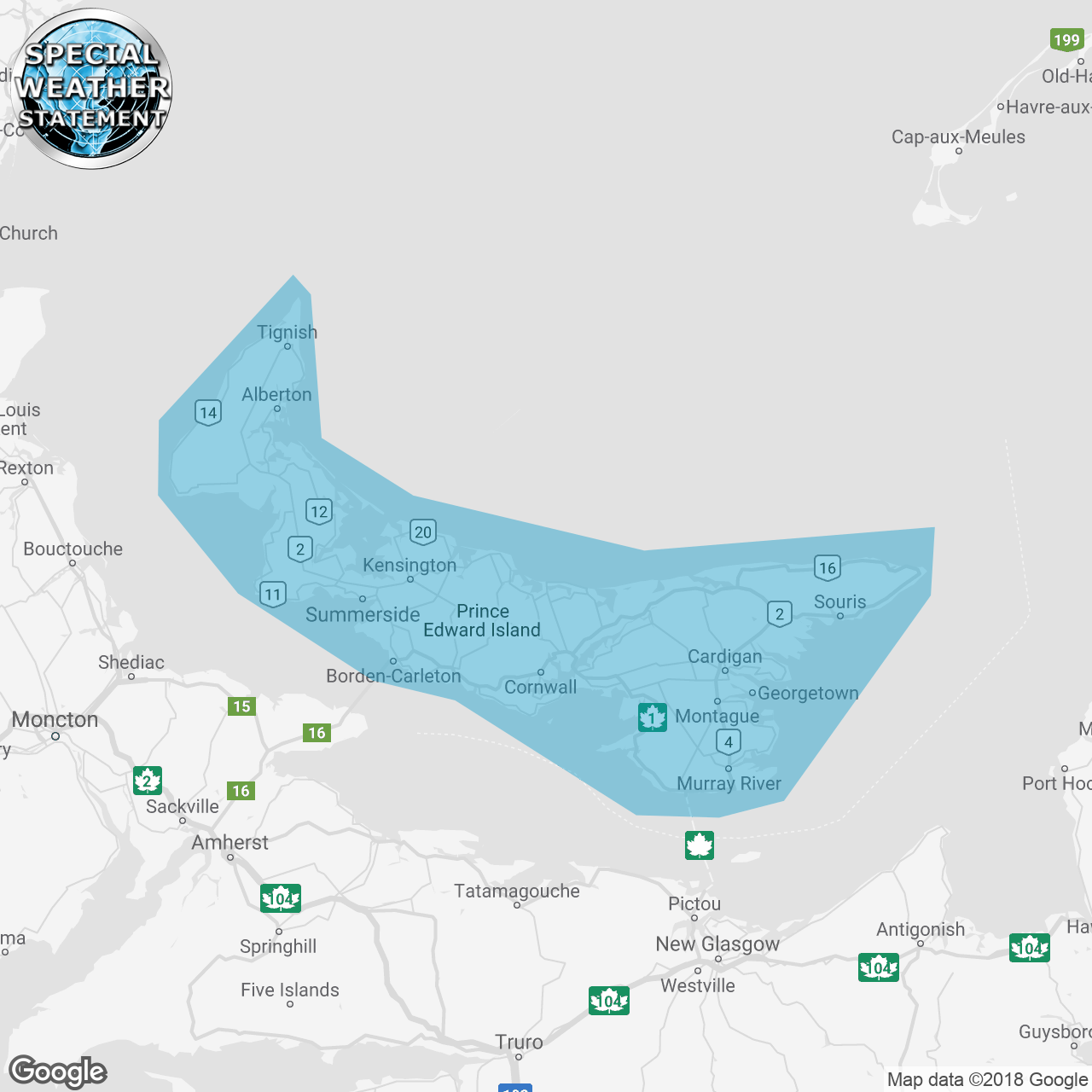 Special Weather Statement Continued