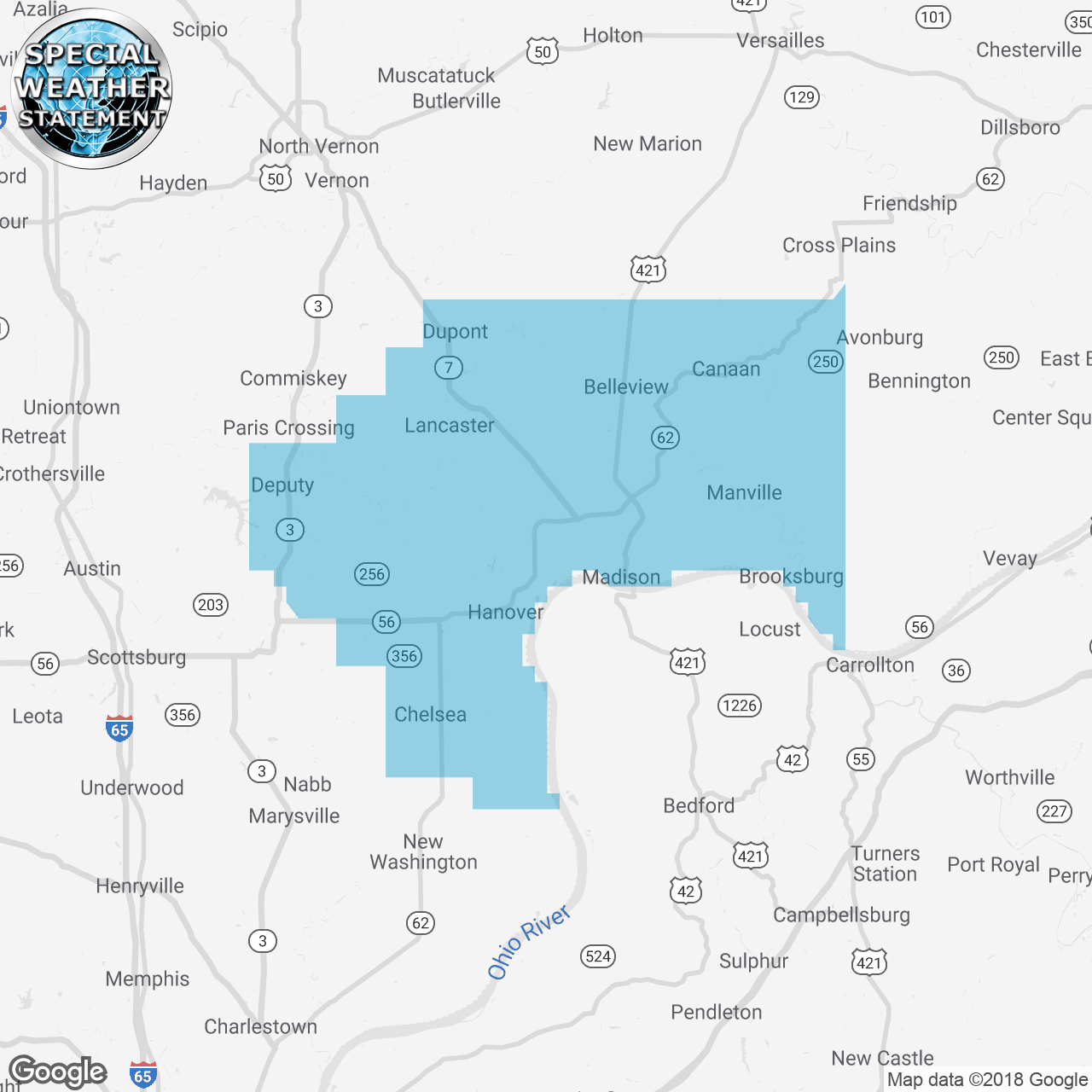 Special Weather Statement Issued