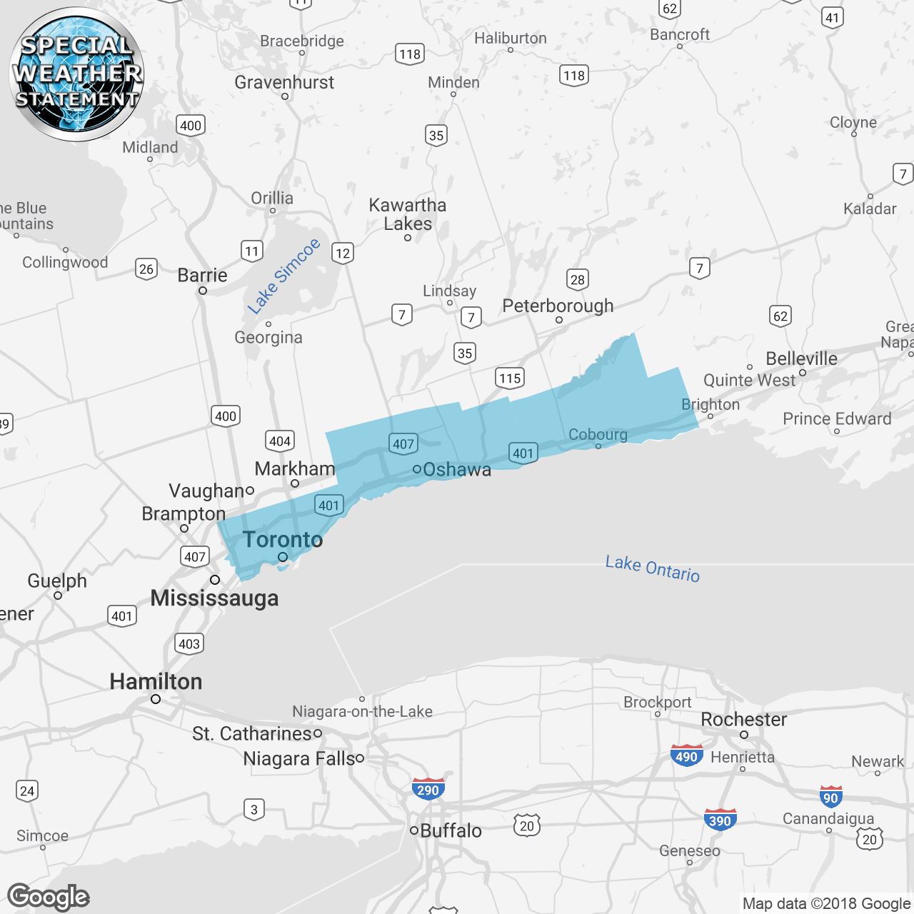 Special Weather Statement Issued