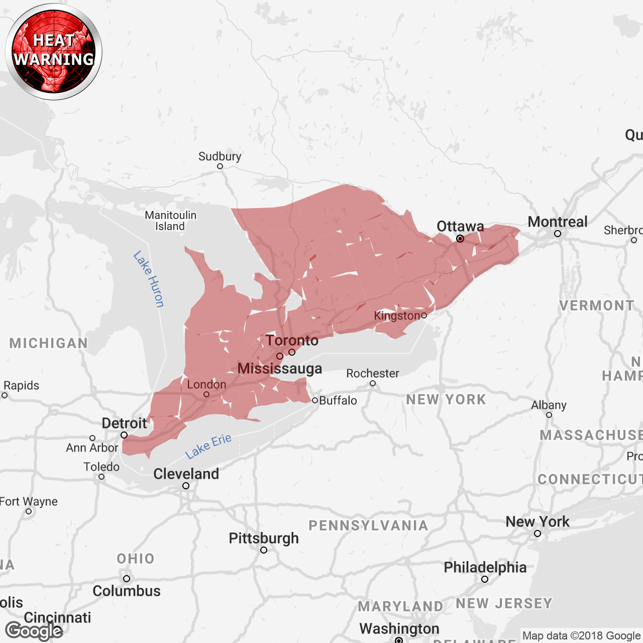 Heat Warning Continued