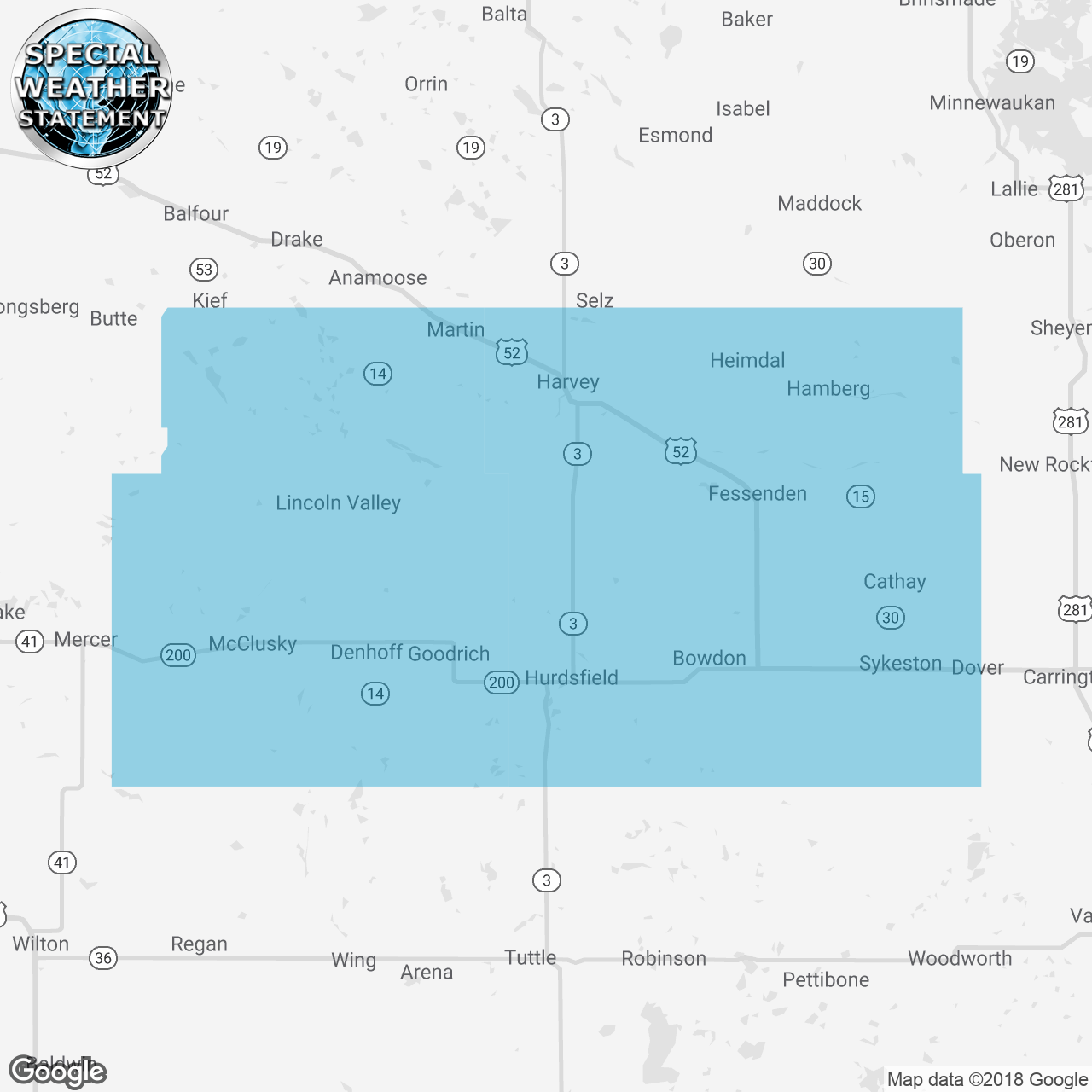 Special Weather Statement Issued