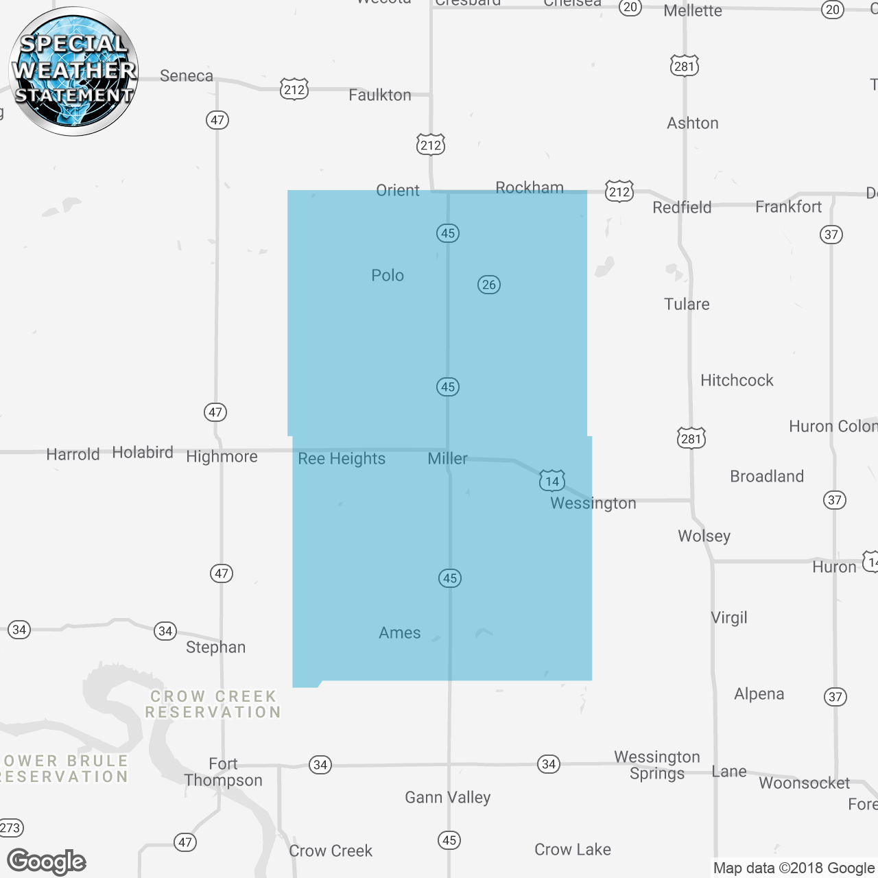 Special Weather Statement Issued