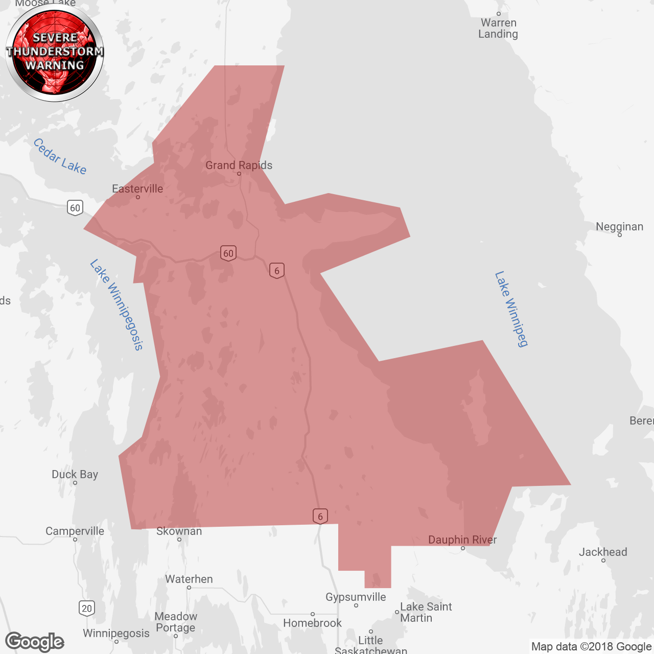 Severe Thunderstorm Warning Continued