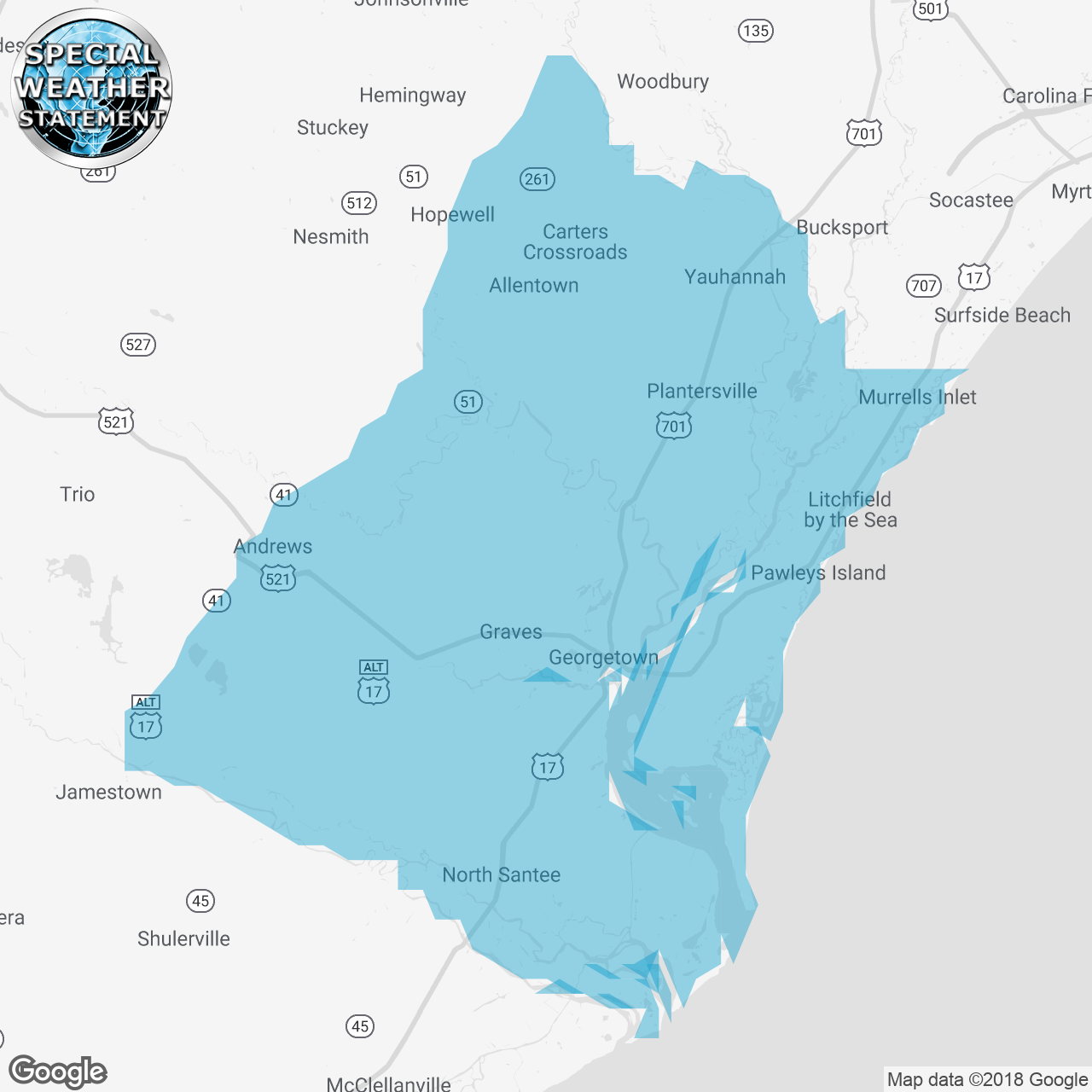 Special Weather Statement Issued