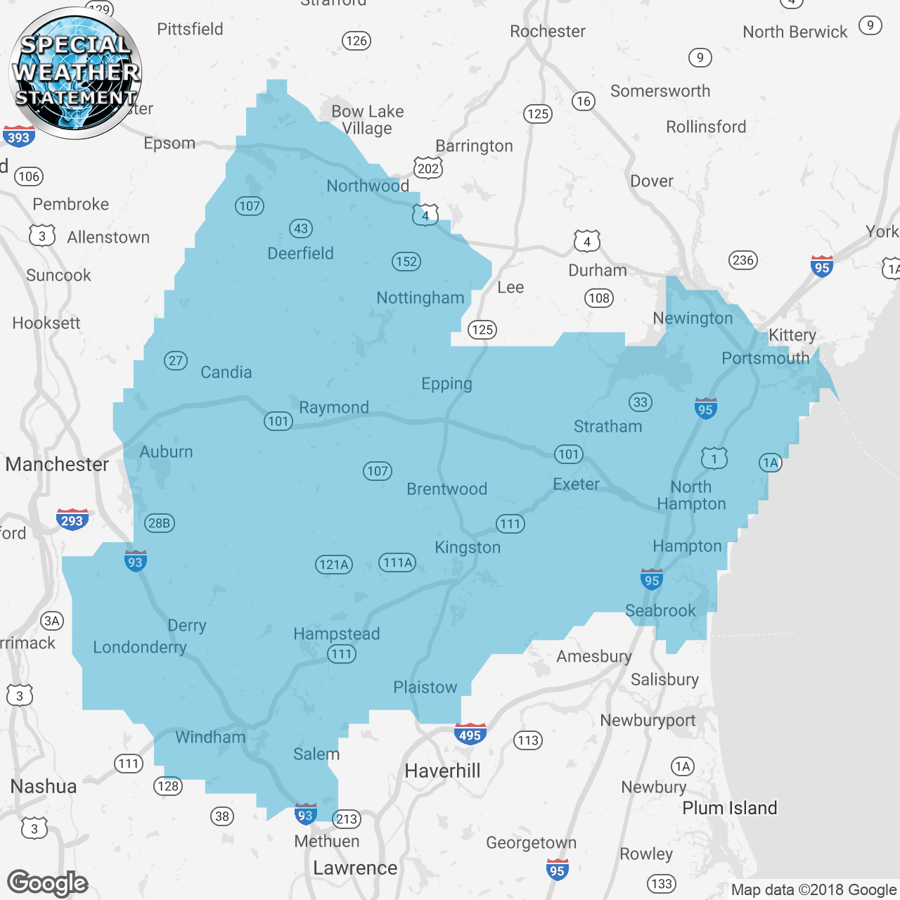 Special Weather Statement Issued