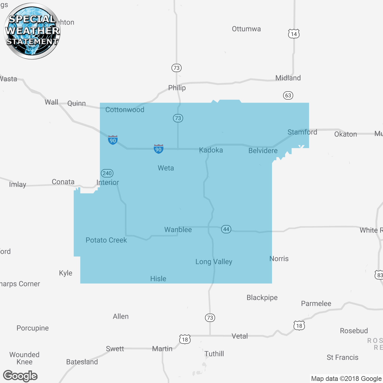 Special Weather Statement Issued