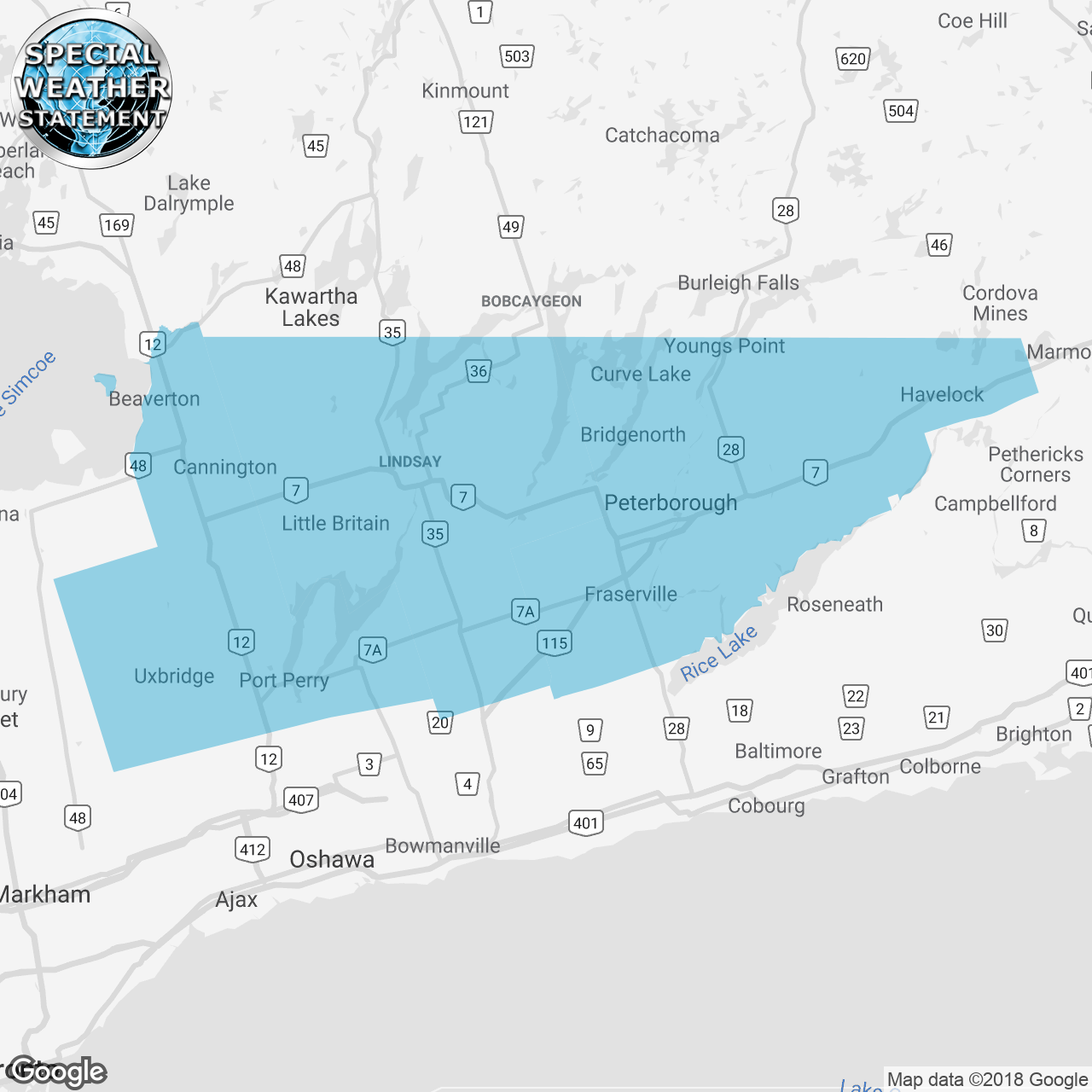 Special Weather Statement Issued