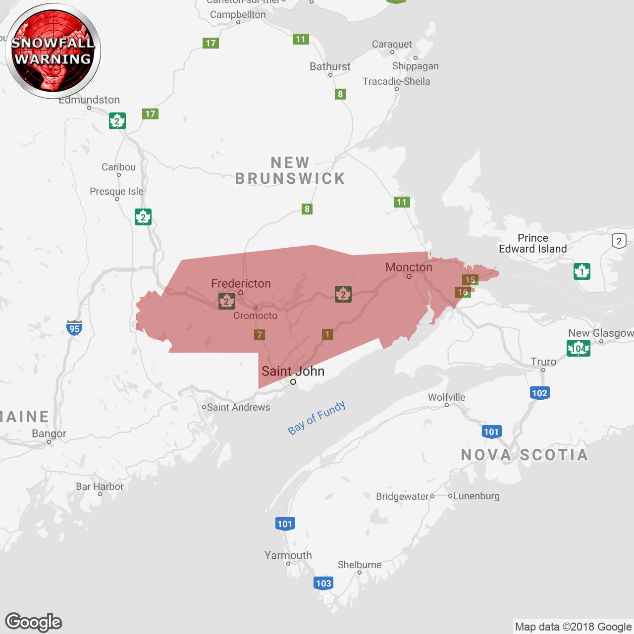 Snowfall Warning Continued