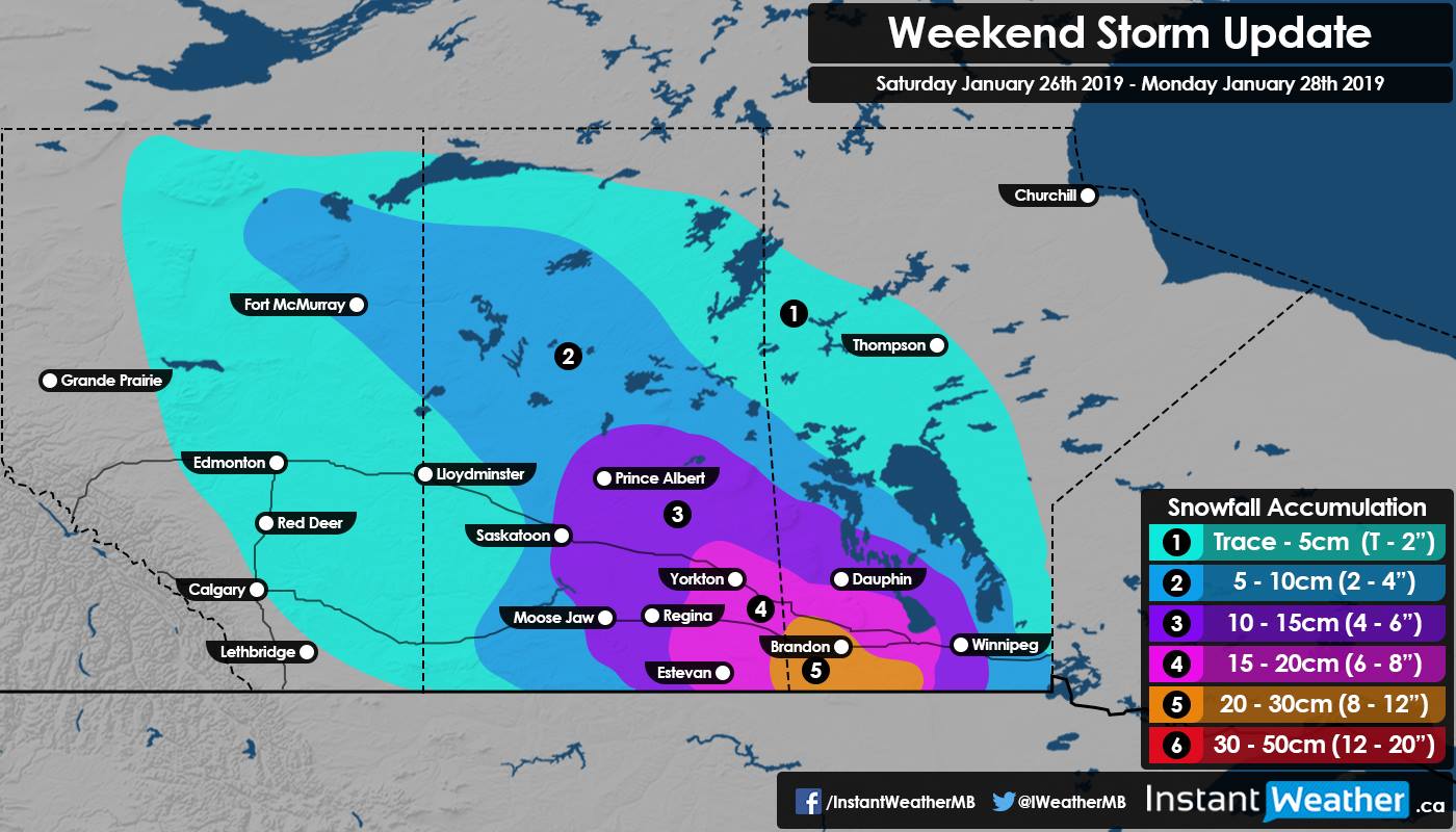 Weekend Winter Storm Update