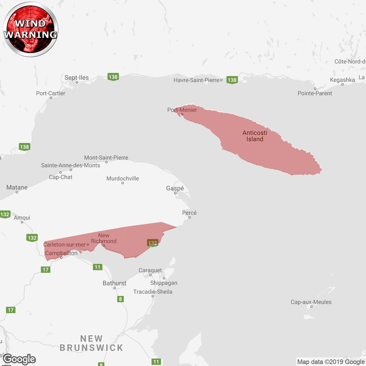 Wind Warning Issued