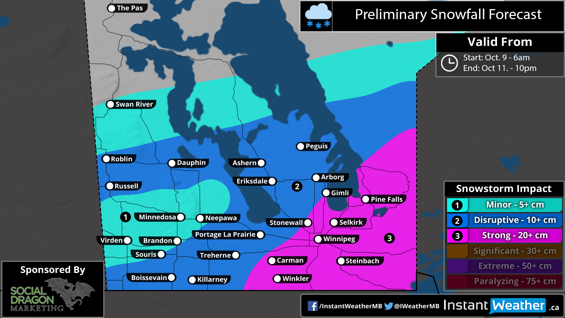 UPDATE: Preliminary Snowfall Forecast