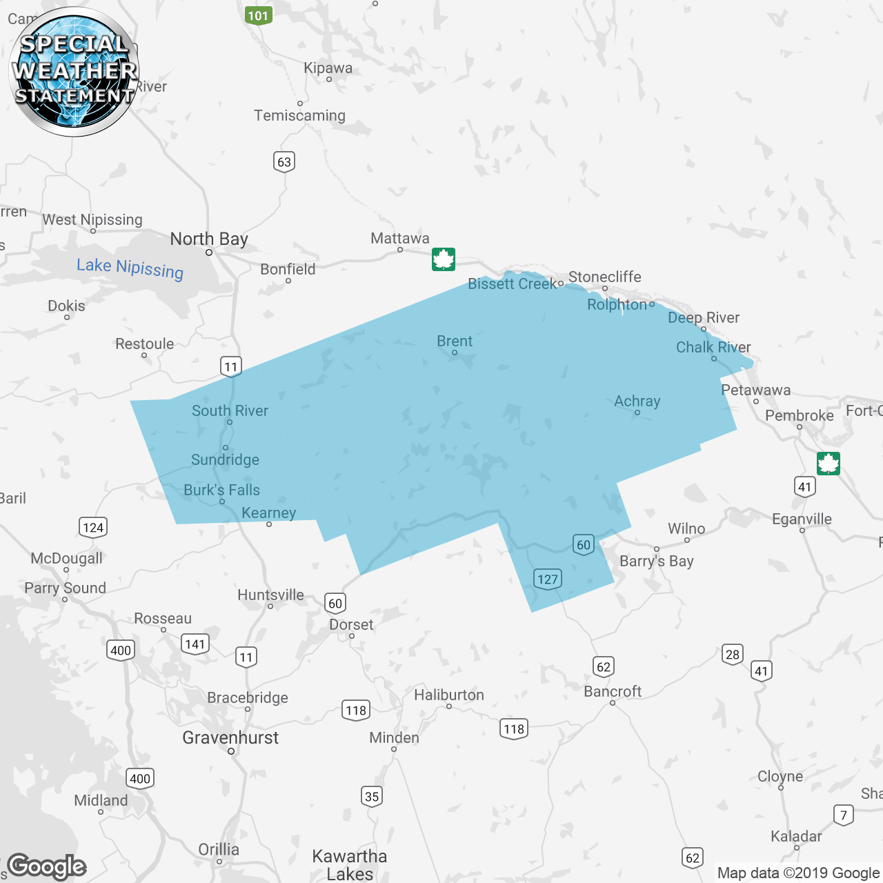 Special Weather Statement Issued