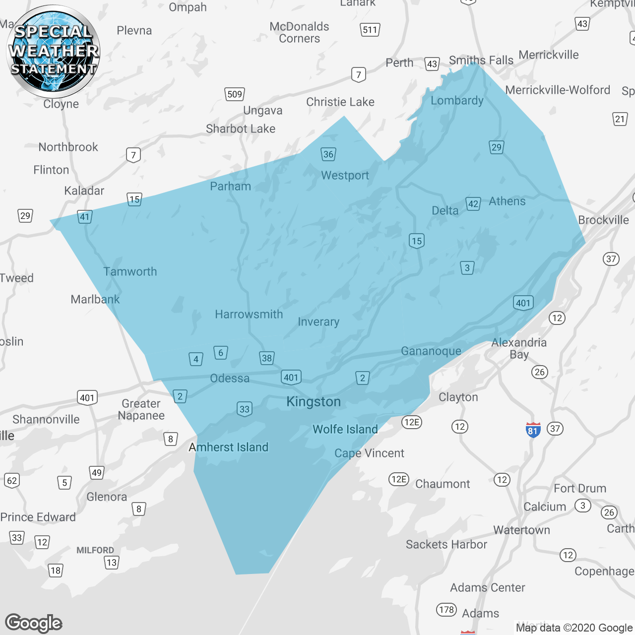 Special Weather Statement Issued