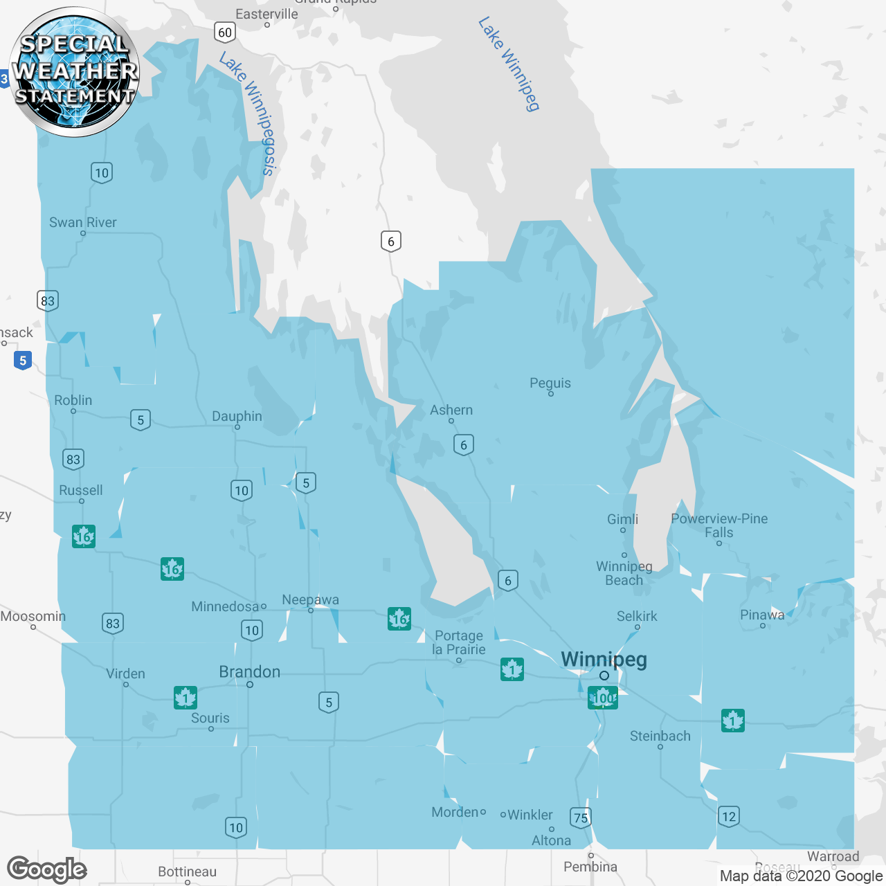 Special Weather Statement Continued