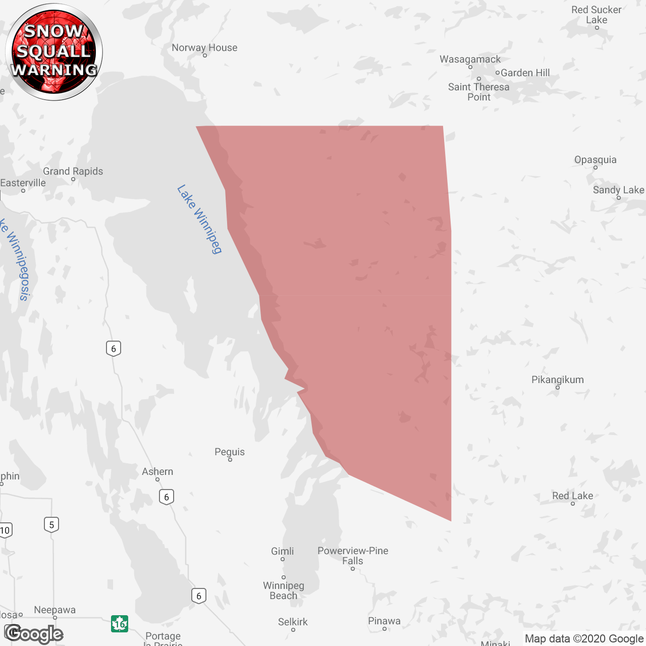 Snow Squall Warning Issued