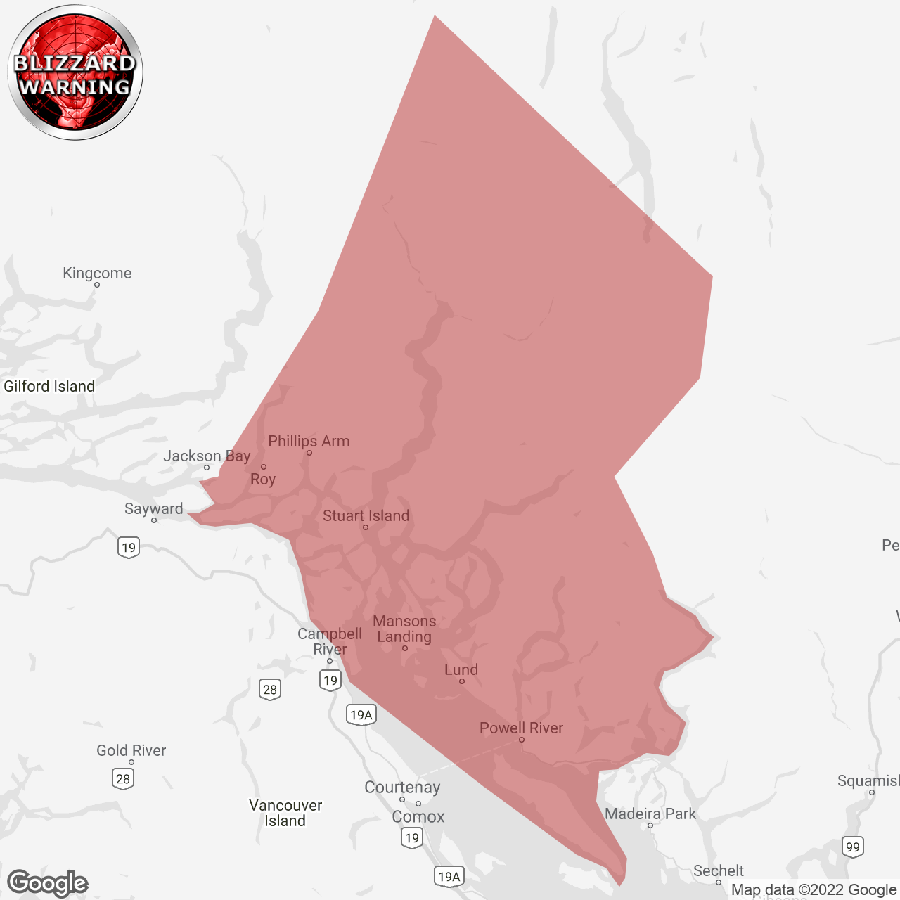 Blizzard Warning Issued Blizzard Warning Issued