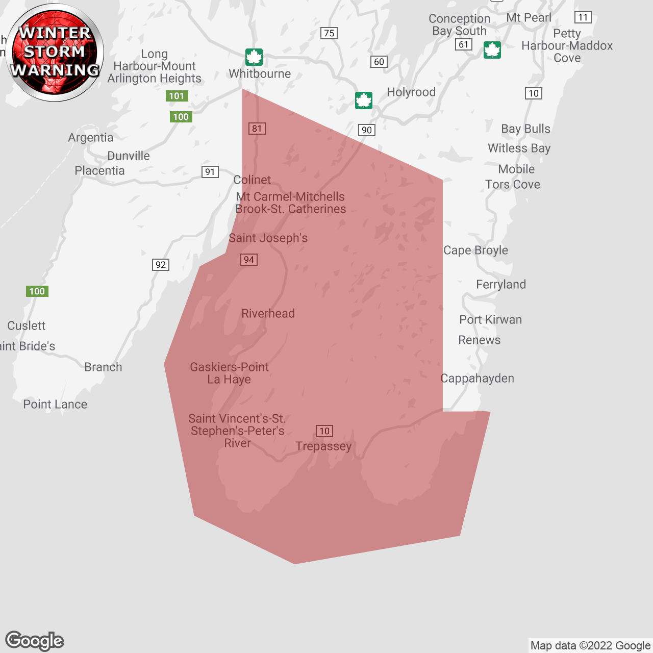 Winter Storm Warning Issued