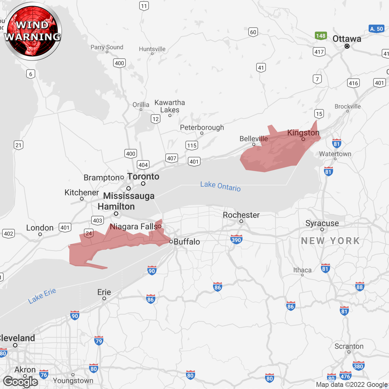 Wind Warning Issued