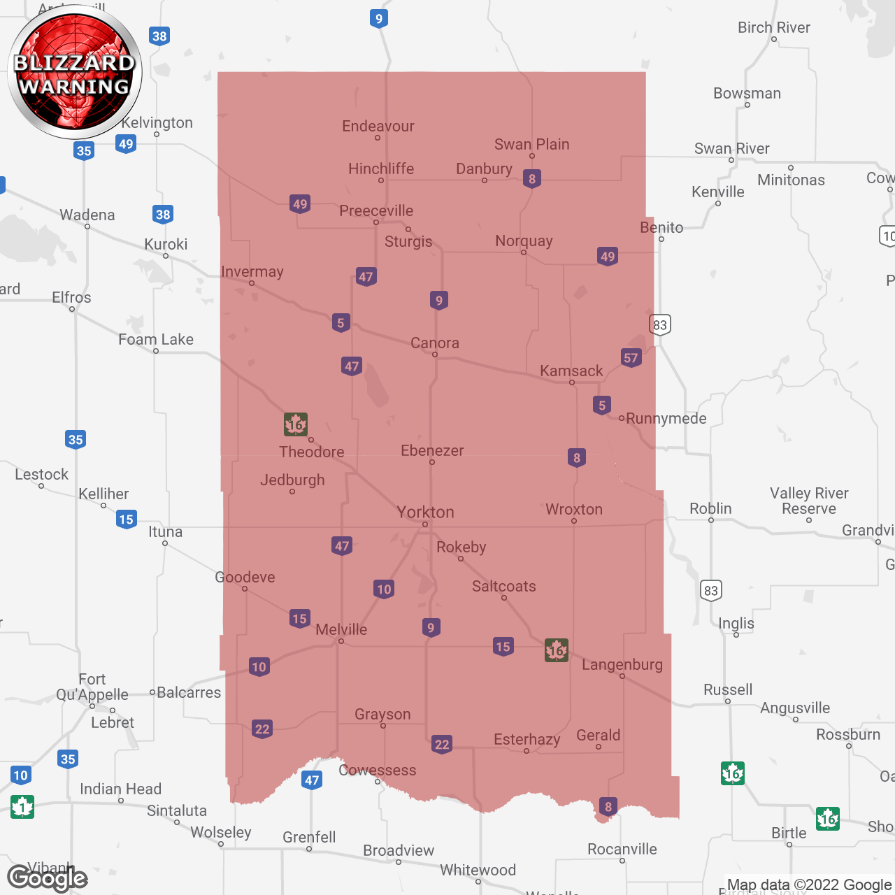 Blizzard Warning Issued Blizzard Warning Issued