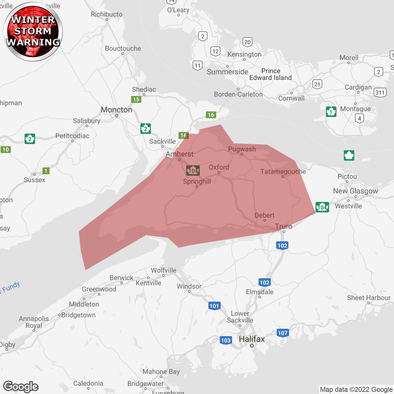 Winter Storm Warning Issued