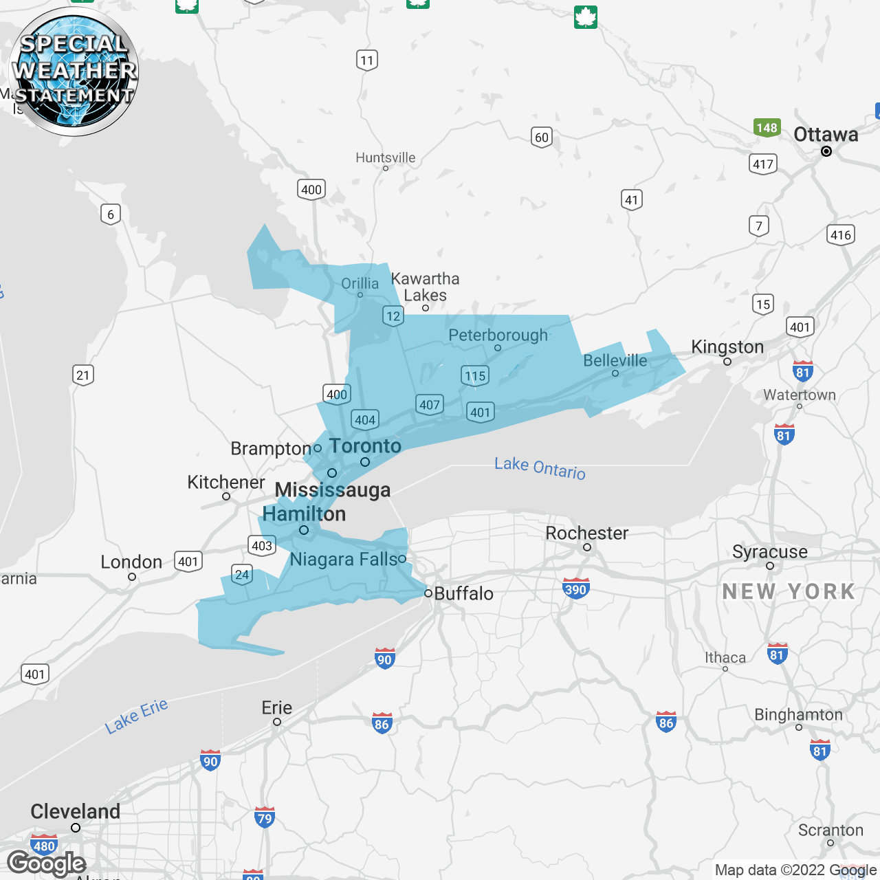 Special Weather Statement Issued