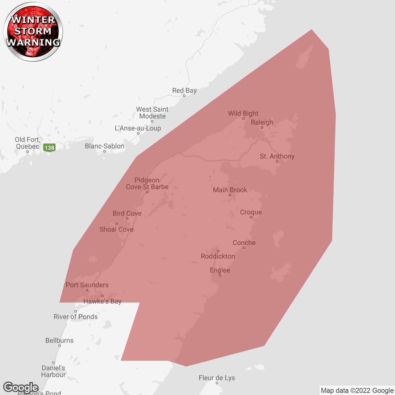 Winter Storm Warning Issued