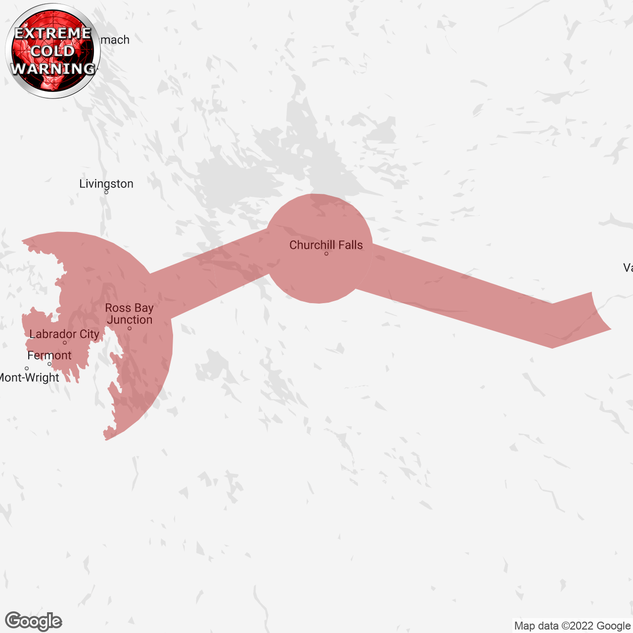 Extreme Cold Warning Issued