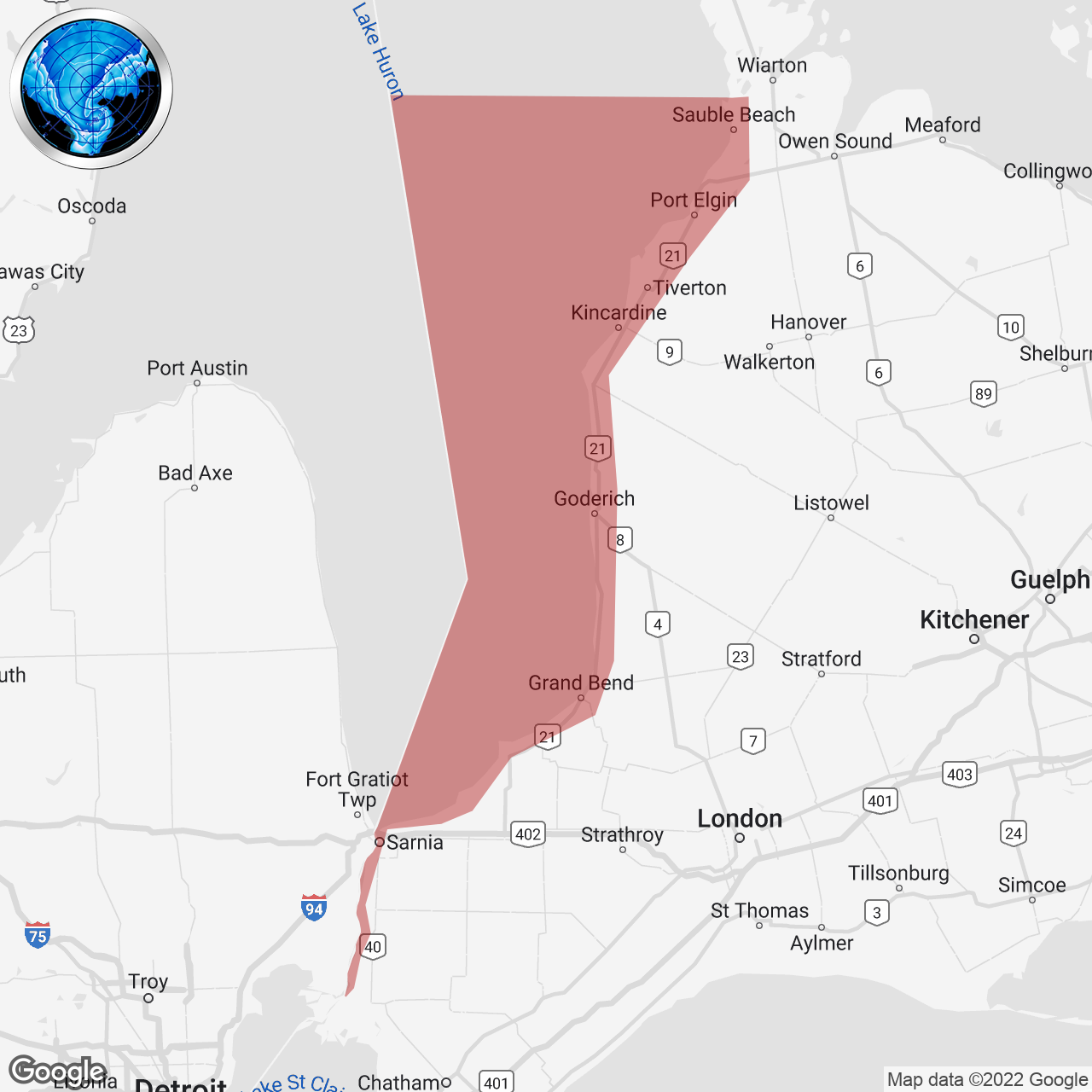 Squall Warning Issued