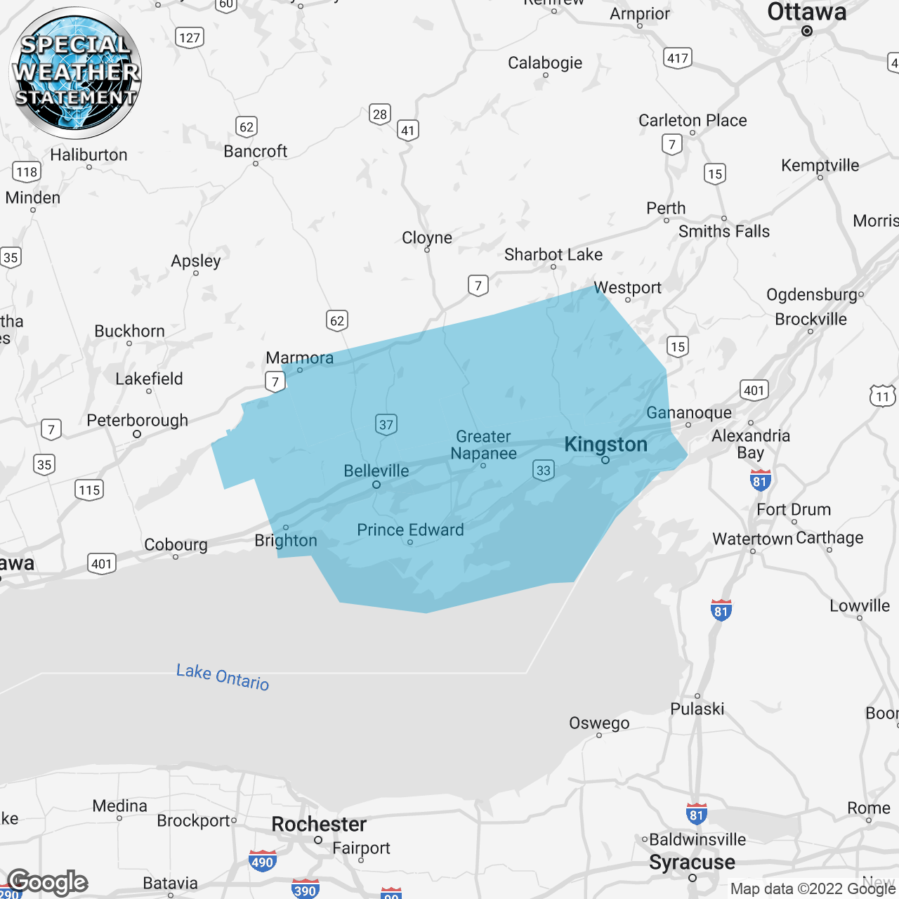 Special Weather Statement Issued