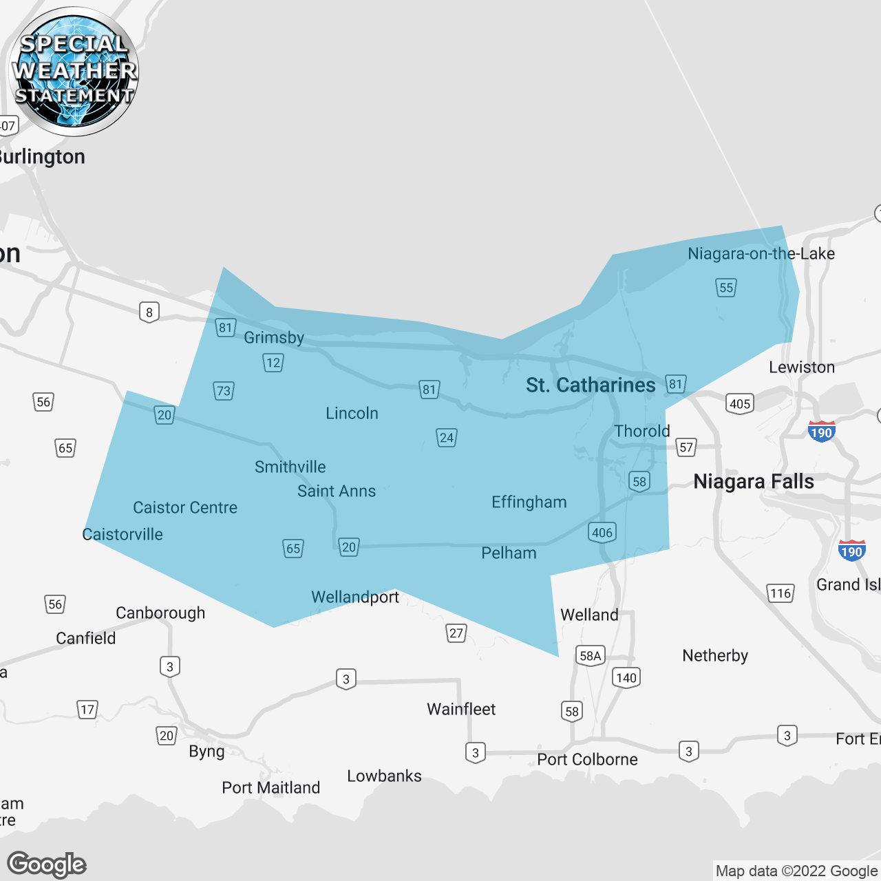 Special Weather Statement Issued