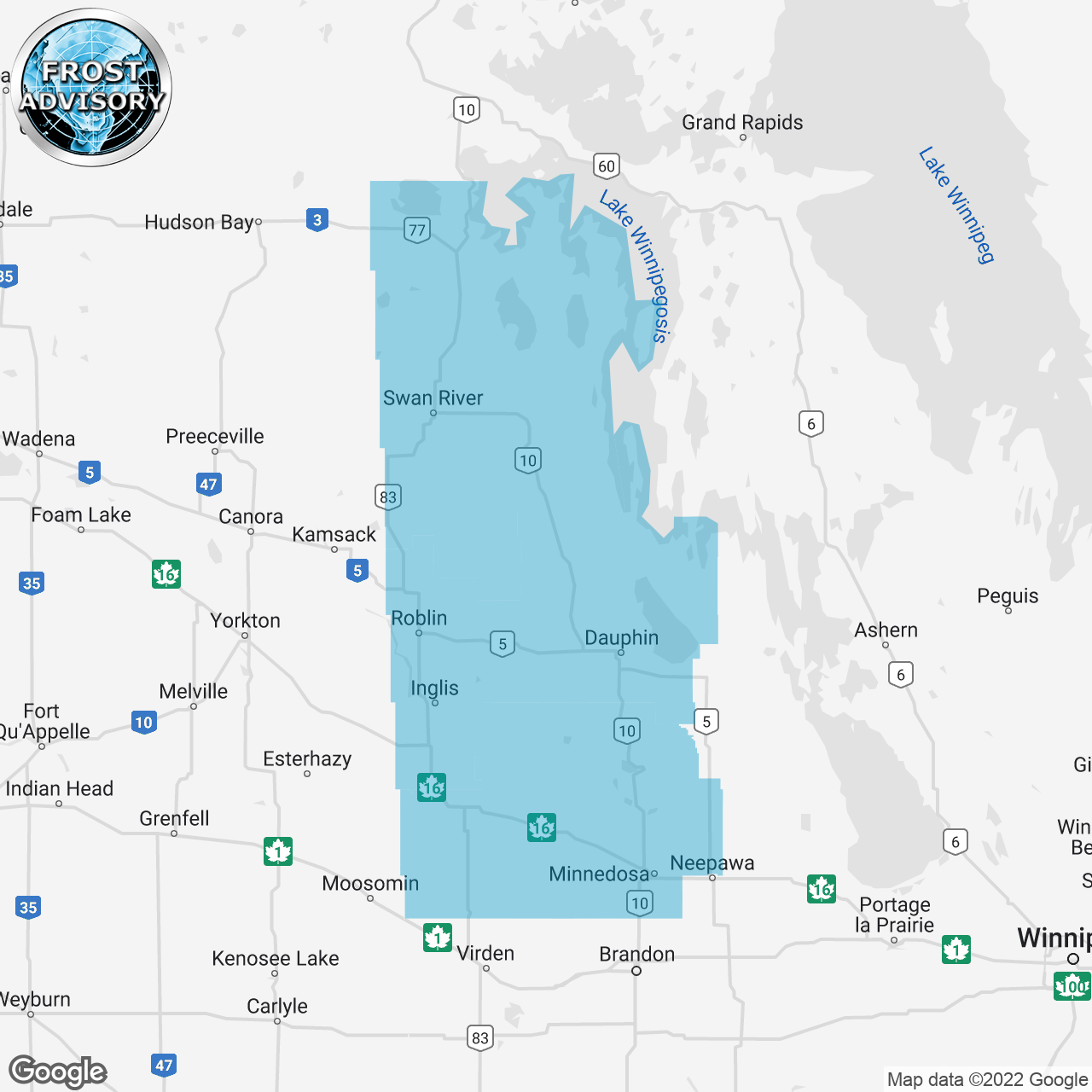 Frost Advisory Issued