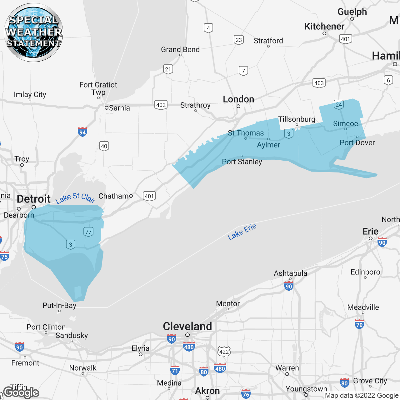 Special Weather Statement Issued