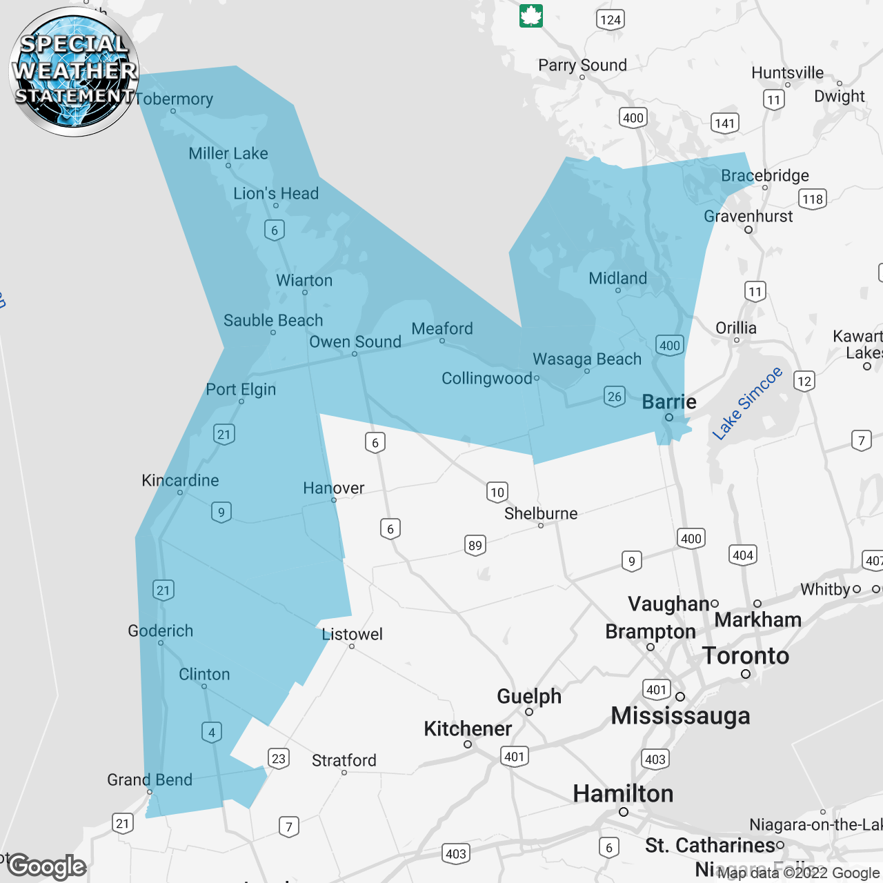 Special Weather Statement Issued