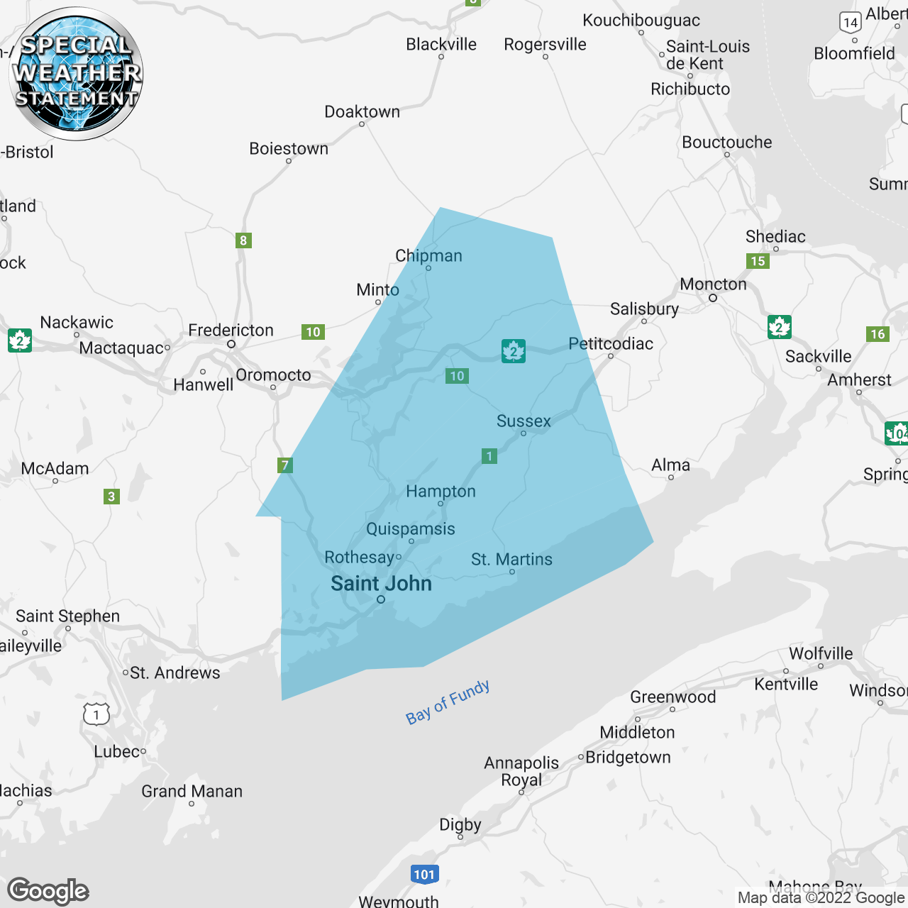 Special Weather Statement Issued