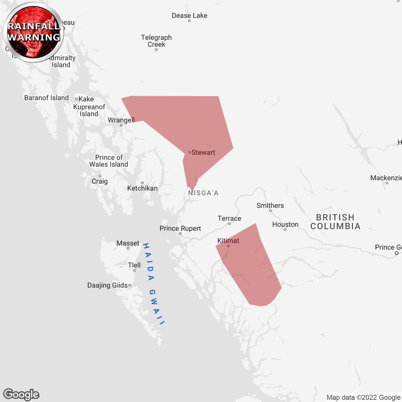 Rainfall Warning Issued