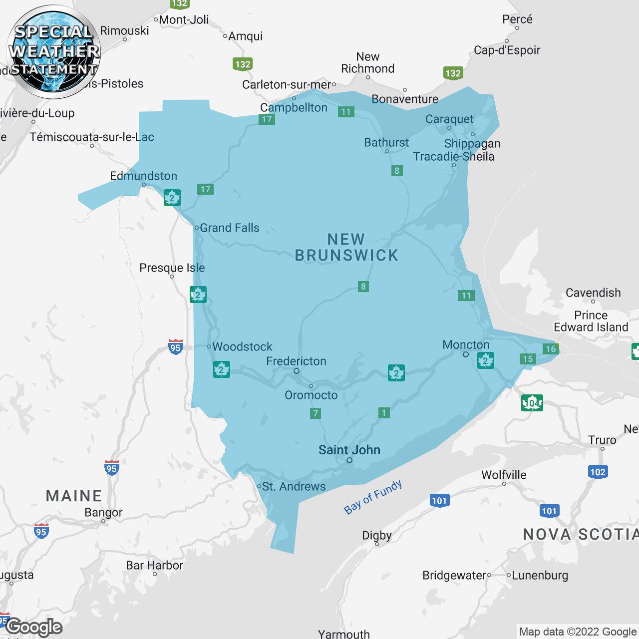 Special Weather Statement Issued